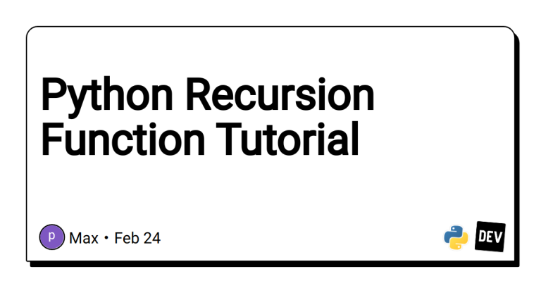 Python Recursion Function Tutorial - prodSens.live
