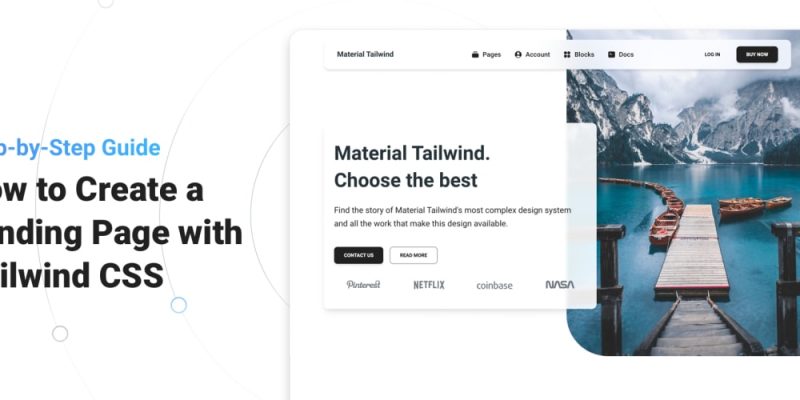 How to Create an Awesome Landing Page 💻 📱 with Tailwind CSS(Step-by ...