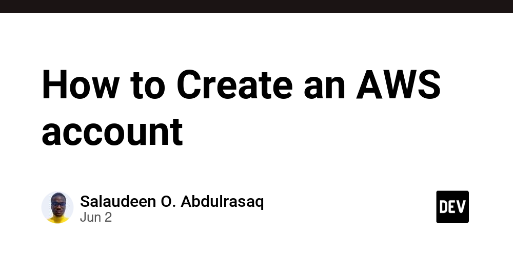 How To Create An Aws Account