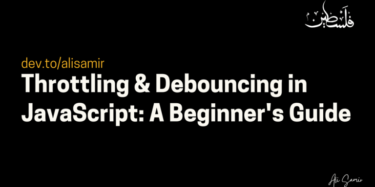 Throttling & Debouncing in JavaScript: A Beginner's Guide - ProdSens.live