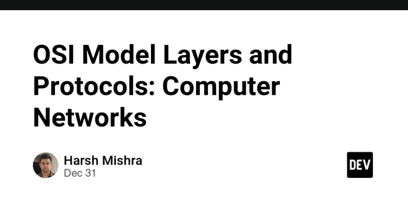OSI Model Layers and Protocols: Computer Networks - prodSens.live