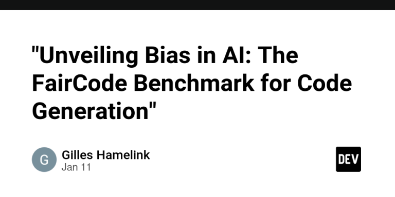 "Unveiling Bias in AI: The FairCode Benchmark for Code Generation" - prodSens.live