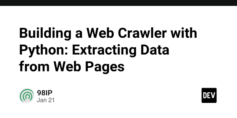 Building A Web Crawler With Python Extracting Data From Web Pages 1982