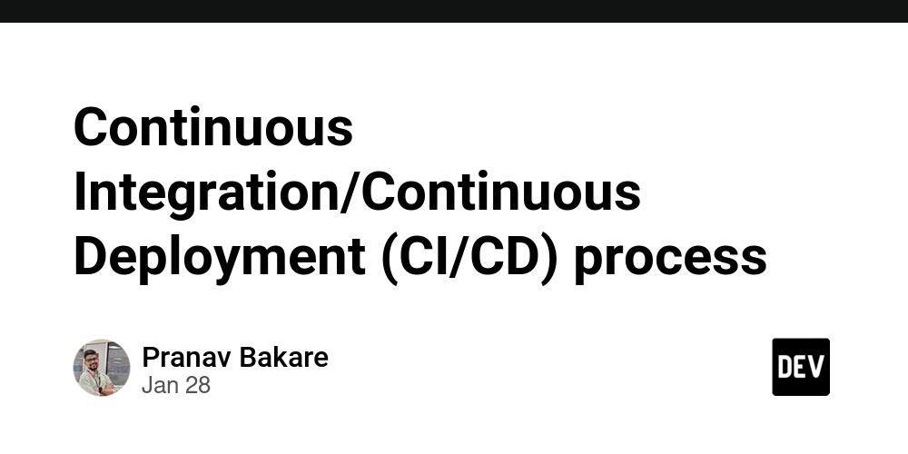 Continuous Integration/Continuous Deployment (CI/CD) process - prodSens ... Continuous Integration/Continuous Deployment (CI/CD) process - prodSens ...