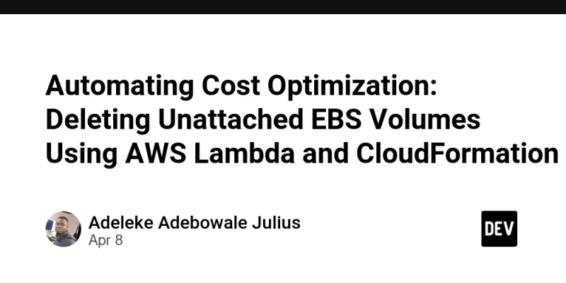 Automating Cost Optimization Deleting Unattached Ebs Volumes Using Aws