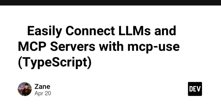 π Easily Connect Llms And Mcp Servers With Mcp Use Typescript