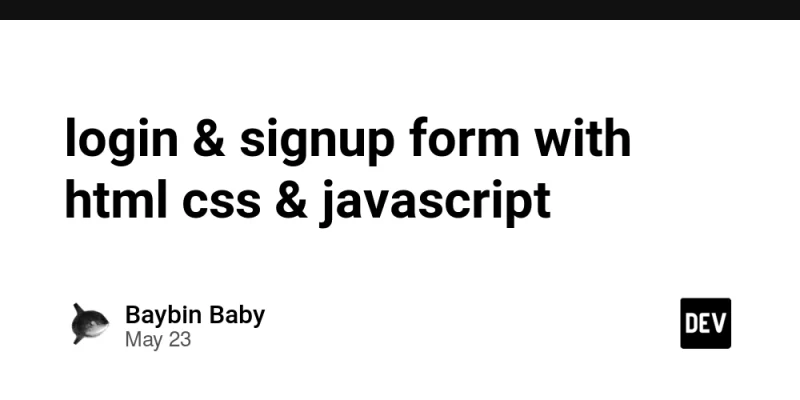 login & signup form with html css & javascript - prodSens.live