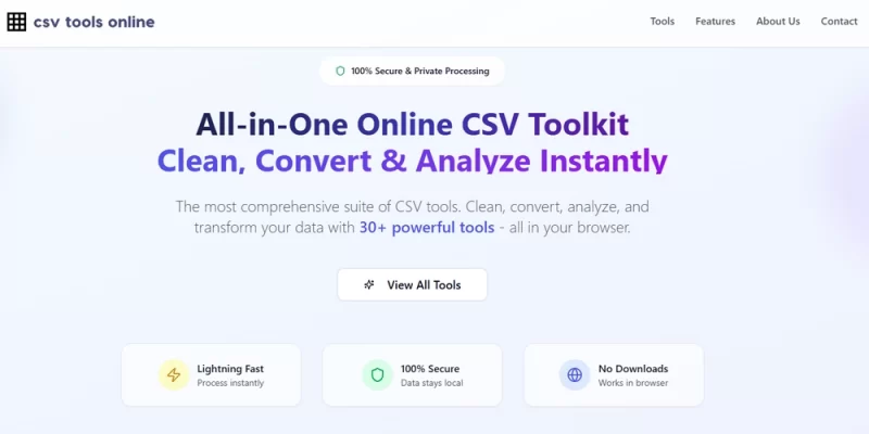 I Built a Free CSV Toolkit That Runs Everything in Your Browser (No ...
