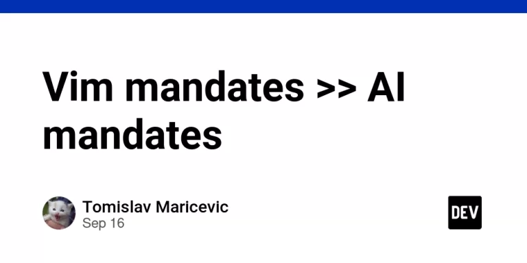 Vim mandates >> AI mandates - prodSens.live