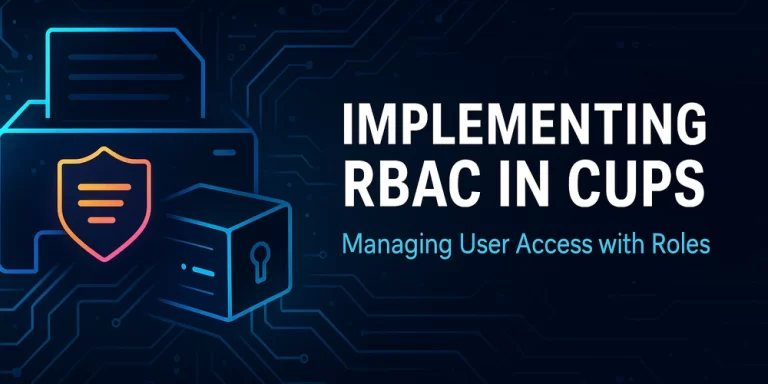 Securing CUPS with Role-Based Access Control (RBAC) - prodSens.live