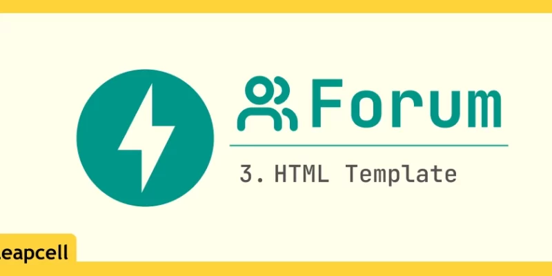 Build Your Own Forum with FastAPI: Step 3 - HTML Template - prodSens.live